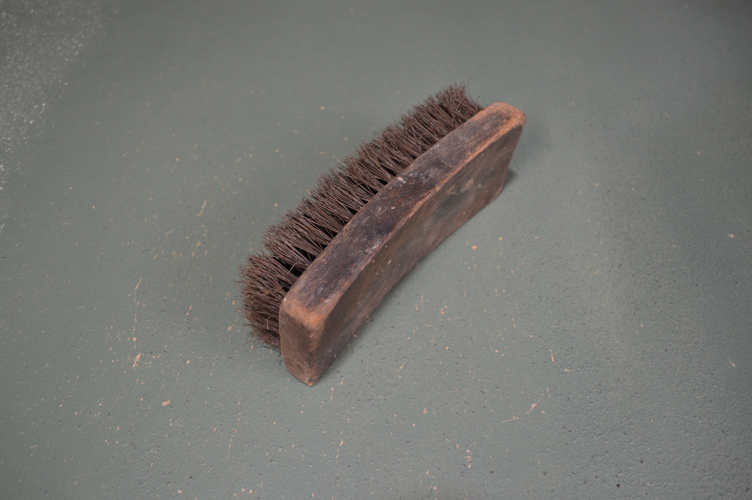 Wire Brush With Curved Wooden Handle From the 1950 Era, #761 - Etsy