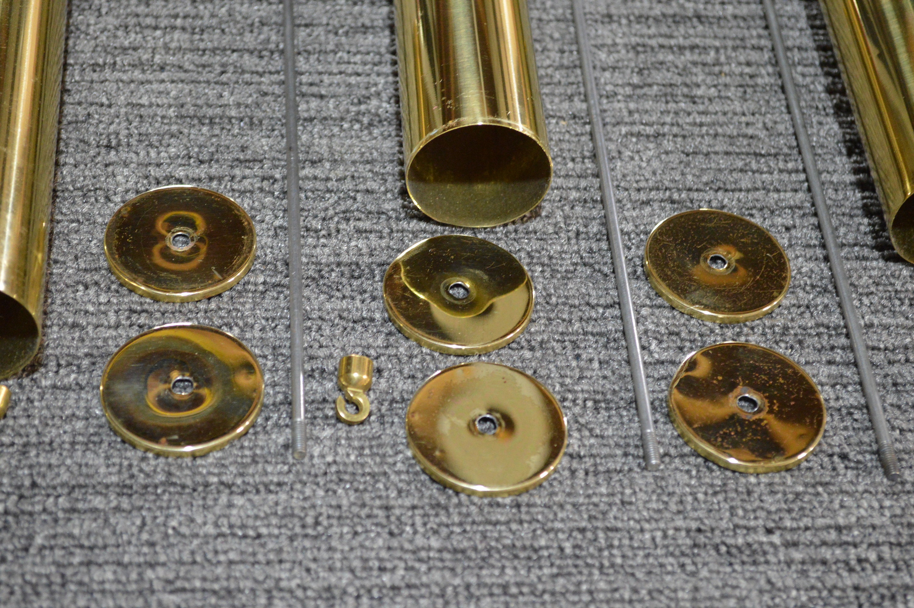 Grandmother Clock Weight Brass Shells, USED, 40 Mm by 230 Mm, 770 - Etsy