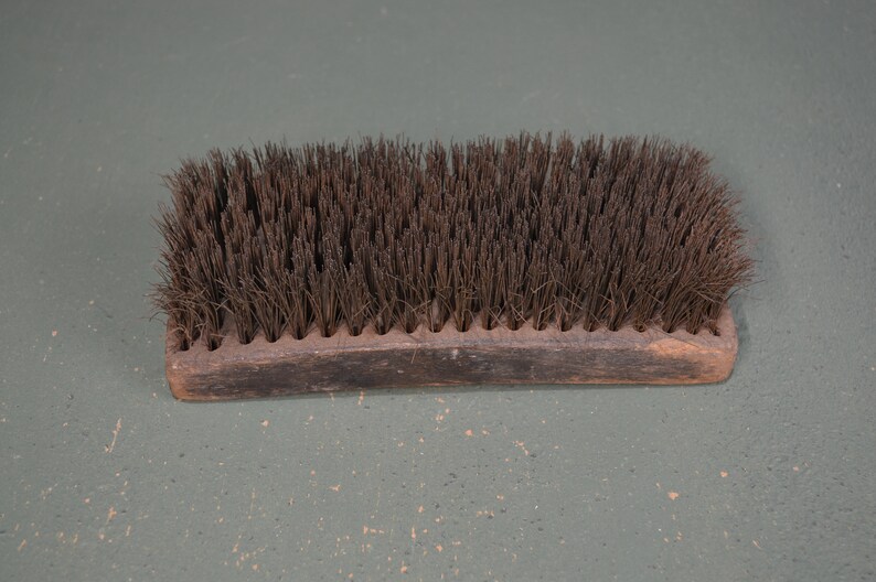 Wire Brush With Curved Wooden Handle From the 1950 Era, #761 - Etsy