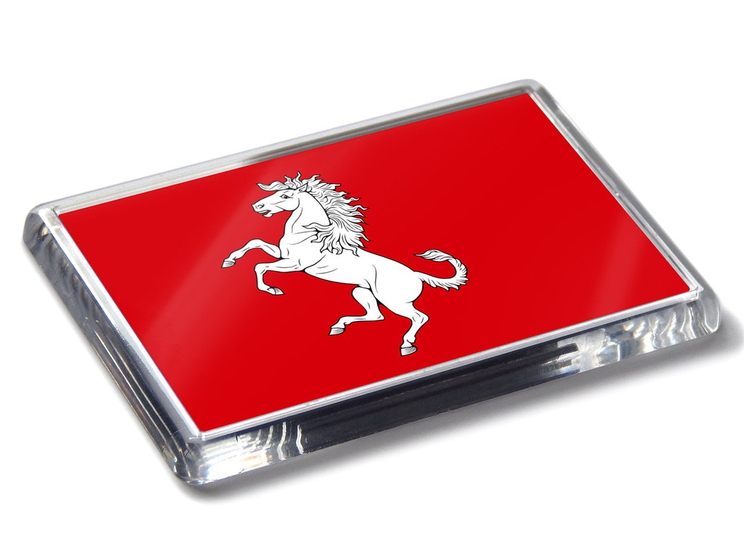 Kent Invicta Flag English County High Quality Fridge Magnet - Etsy