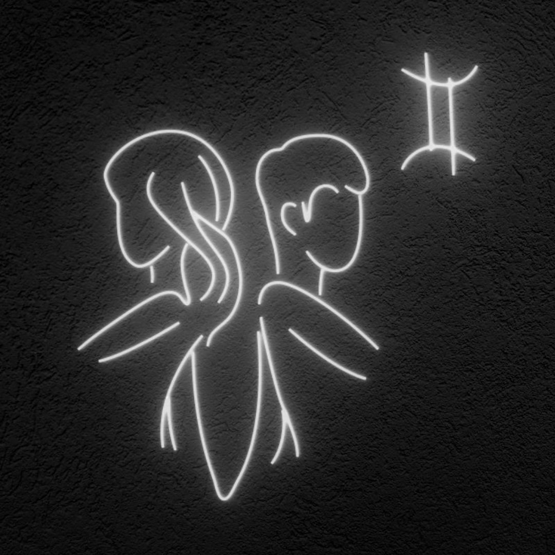 Gemini Led Lights Personalized Gifts Neon Sign Gemini Gifts - Etsy