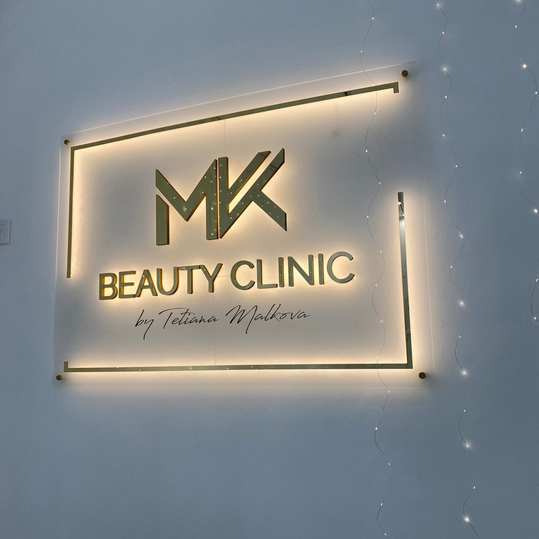 Salon Sign Custom Logo Design Personalized Neon Sign Custom - Etsy