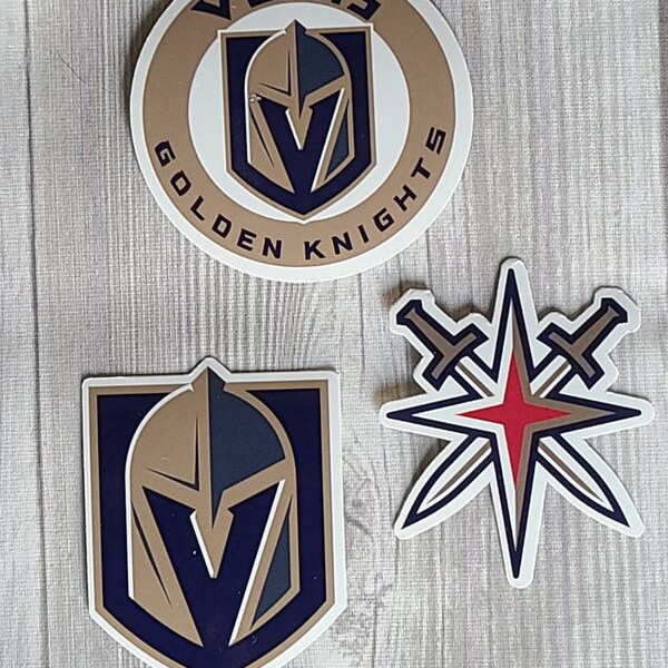 Vegas Golden Knights Stickers - Etsy