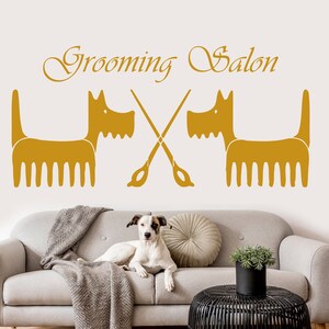 Grooming Salon Wall Decal Vinyl Sticker Decals Pet Shop Decor - Etsy