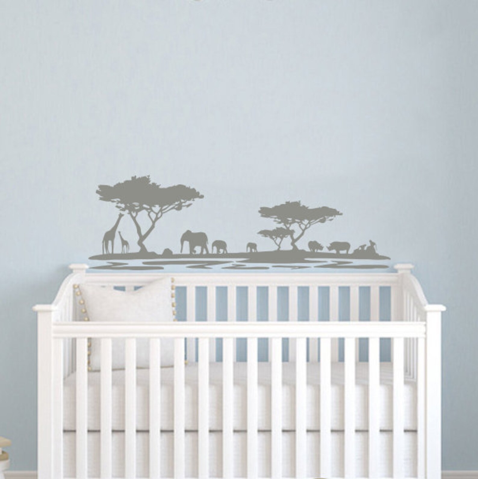 Safari Wall Decal Vinyl Stickers Decals Home Decor Animal Wall - Etsy