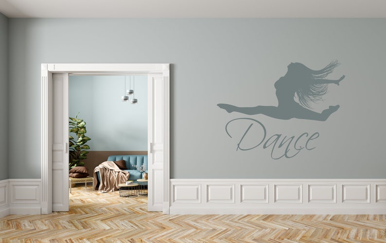 Dance Wall Decal Vinyl Sticker Decals Ballet Dancing Ballerina ...