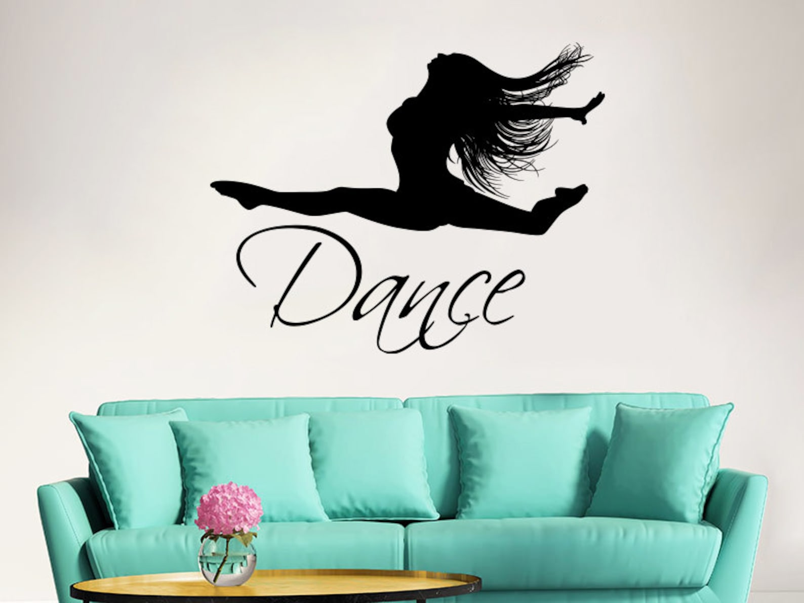 Dance Wall Decal Vinyl Sticker Decals Ballet Dancing Ballerina | Etsy