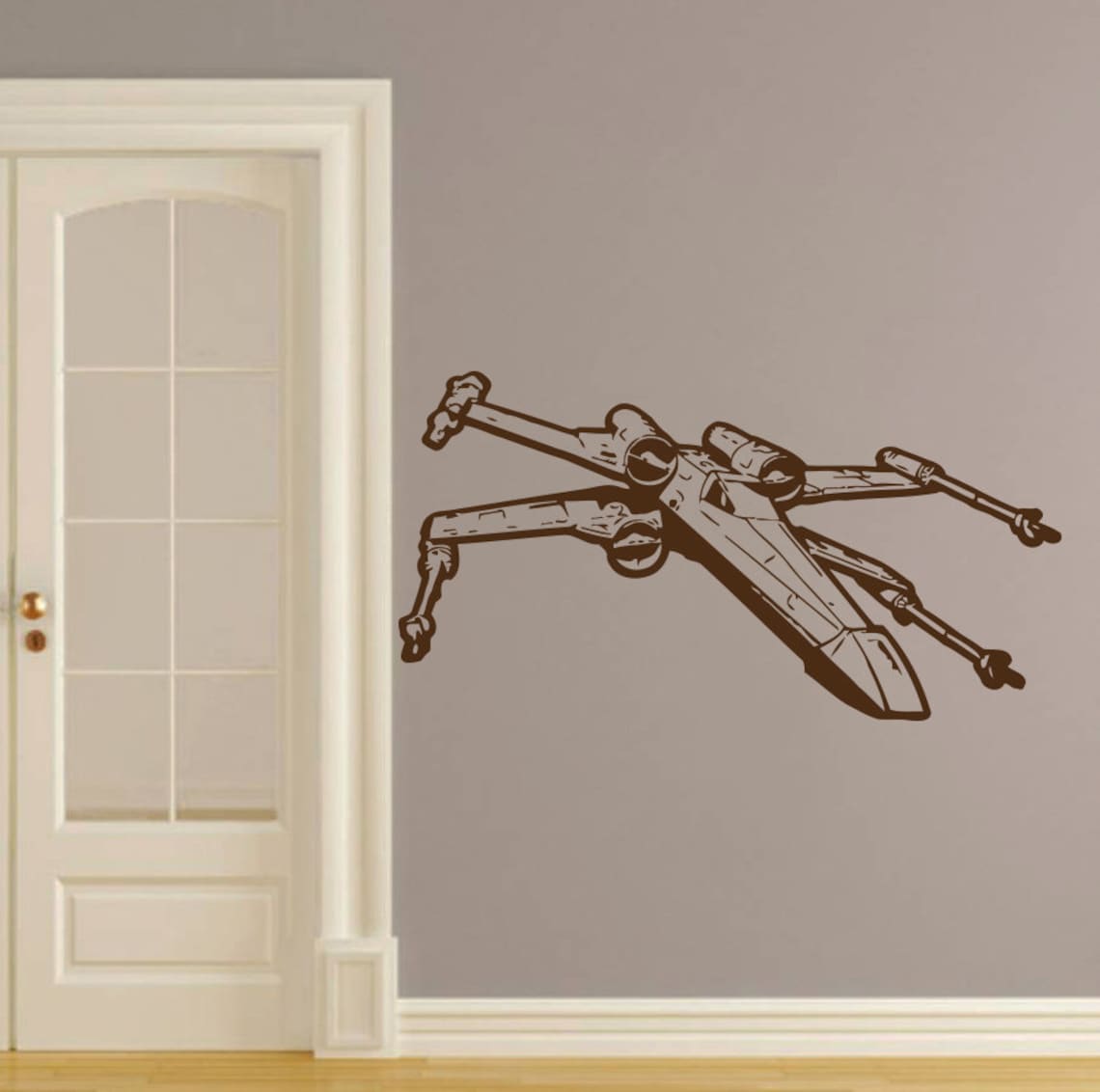 Xwing Wall Decal Vinyl Sticker Decals Star Wars X-wing Fighter - Etsy