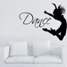 Dance Wall Decal Vinyl Sticker Decals Ballet Dancing Ballerina - Etsy
