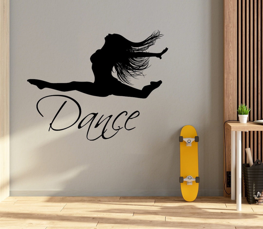 Dance Wall Decal Vinyl Sticker Decals Ballet Dancing Ballerina ...