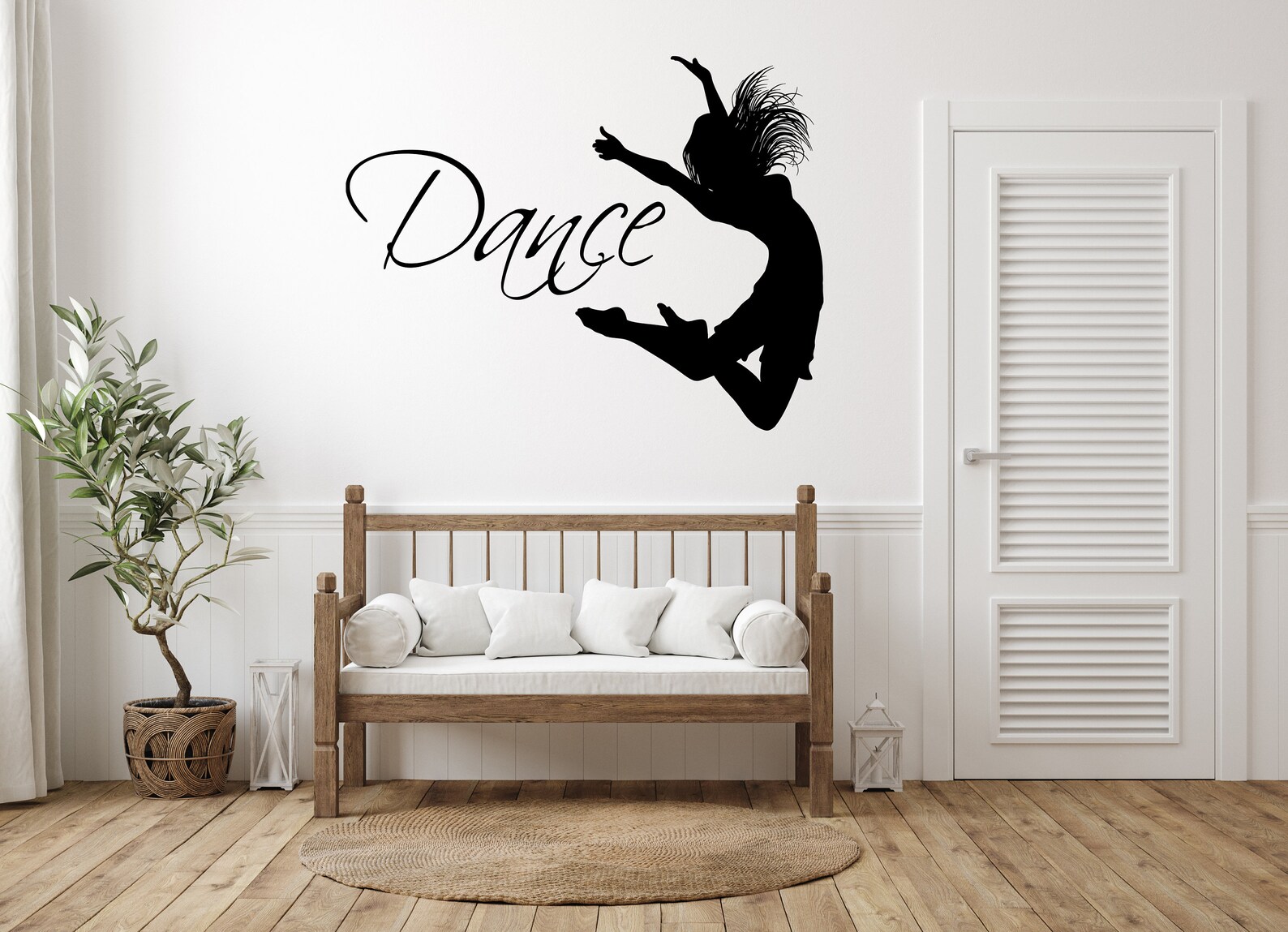 Dance Wall Decal Vinyl Sticker Decals Ballet Dancing Ballerina - Etsy