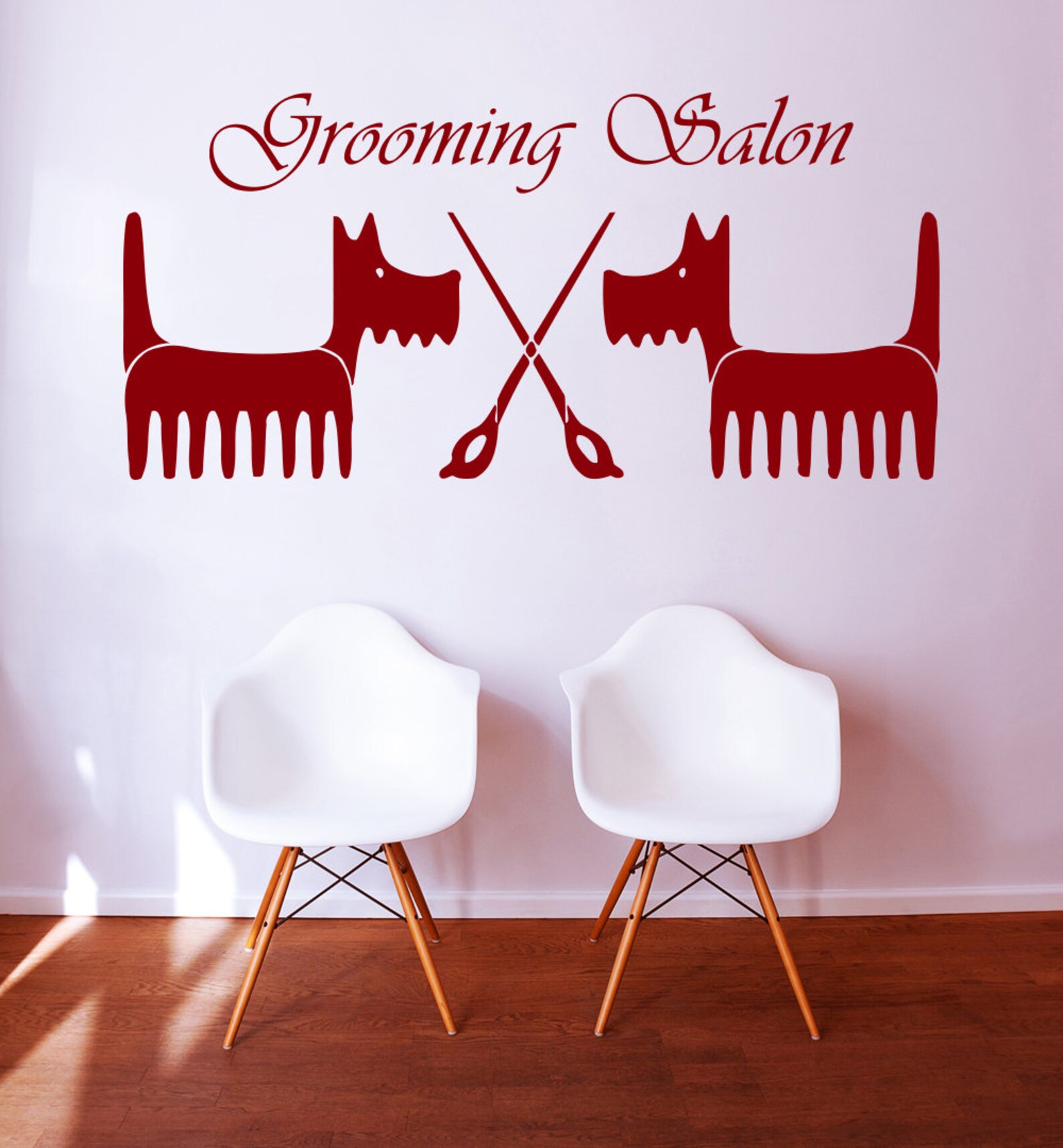 Grooming Salon Wall Decal Vinyl Sticker Decals Pet Shop Decor | Etsy