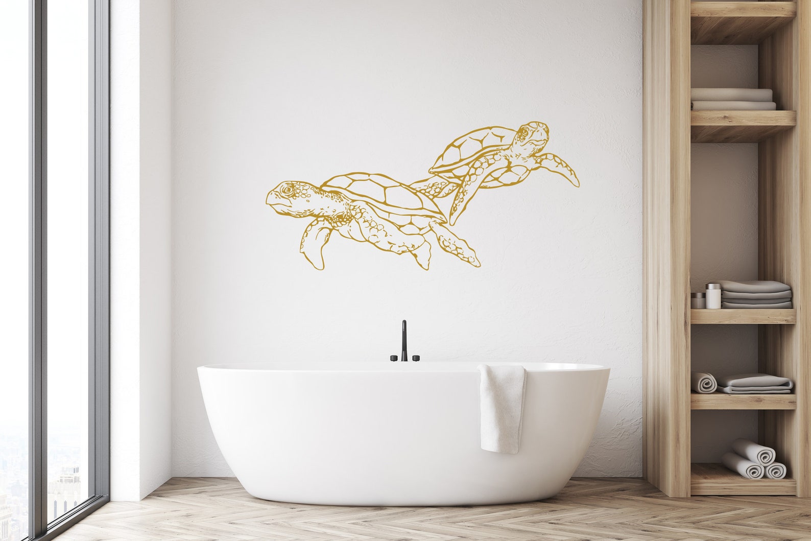 Turtle Wall Decal Vinyl Sticker Decals Tortoise Tortoiseshell - Etsy