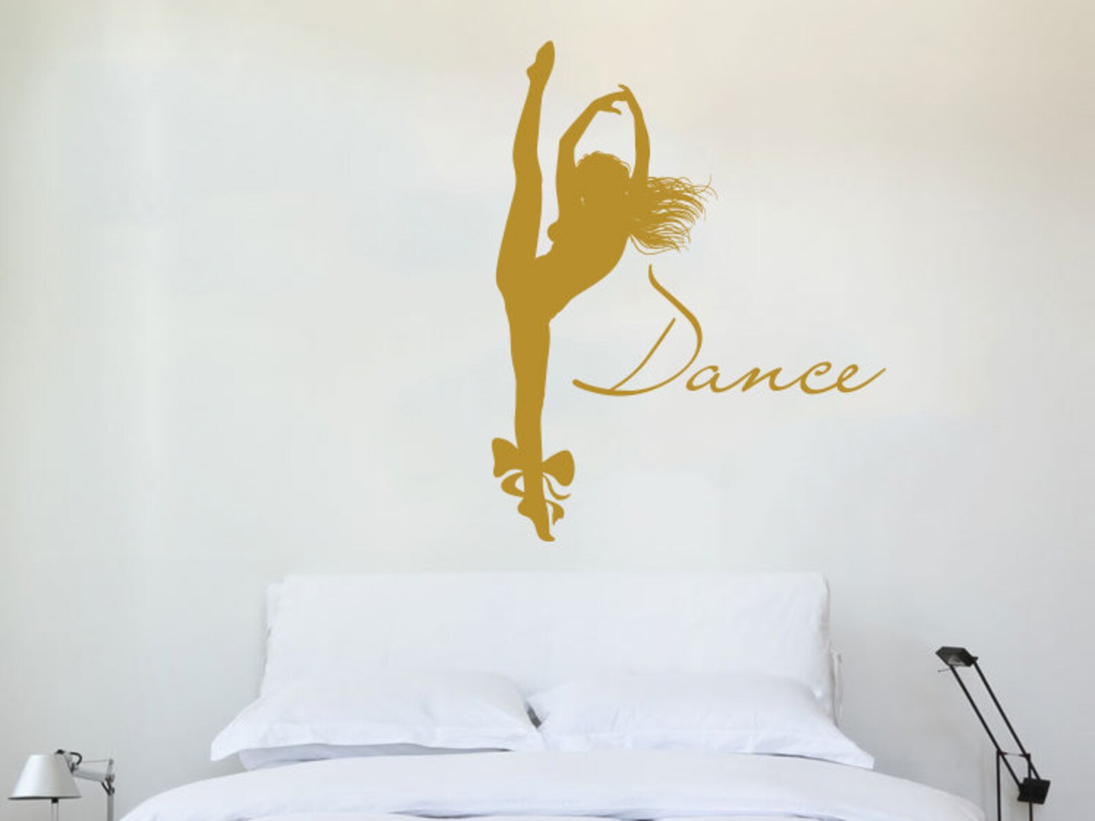 Dance Wall Decal Vinyl Sticker Decals Ballet Dancing Ballerina - Etsy