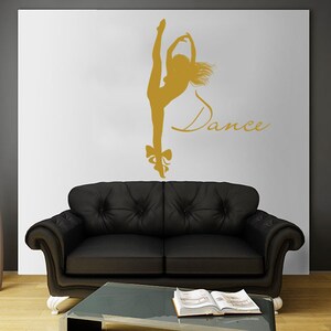 Dance Wall Decal Vinyl Sticker Decals Ballet Dancing Ballerina | Etsy
