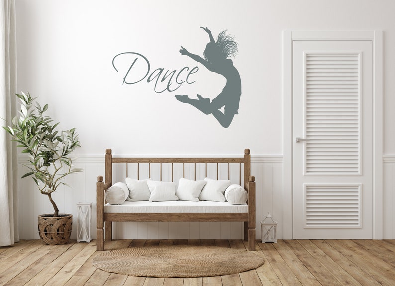 Dance Wall Decal Vinyl Sticker Decals Ballet Dancing Ballerina - Etsy