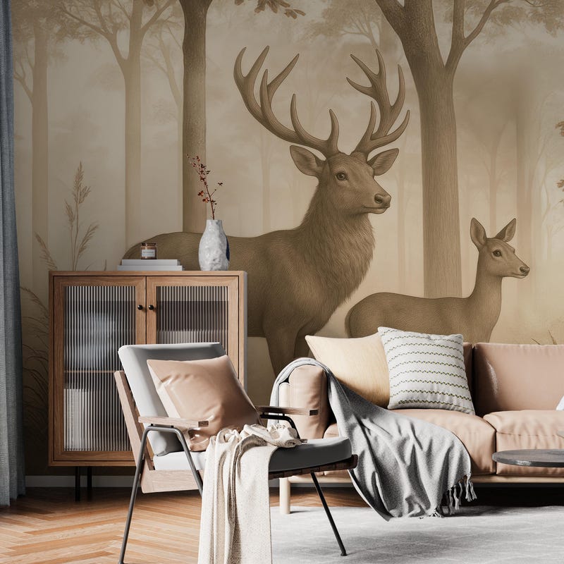 Deer Wallpaper - Etsy