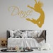 Dance Wall Decal Vinyl Sticker Decals Ballet Dancing Ballerina - Etsy