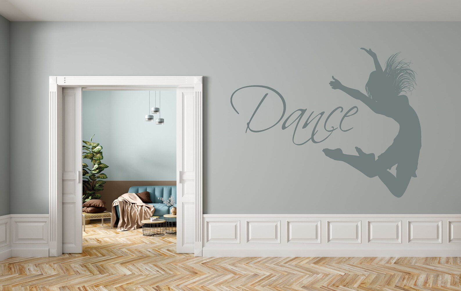 Dance Wall Decal Vinyl Sticker Decals Ballet Dancing Ballerina - Etsy