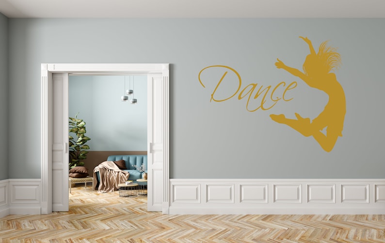 Dance Wall Decal Vinyl Sticker Decals Ballet Dancing Ballerina - Etsy