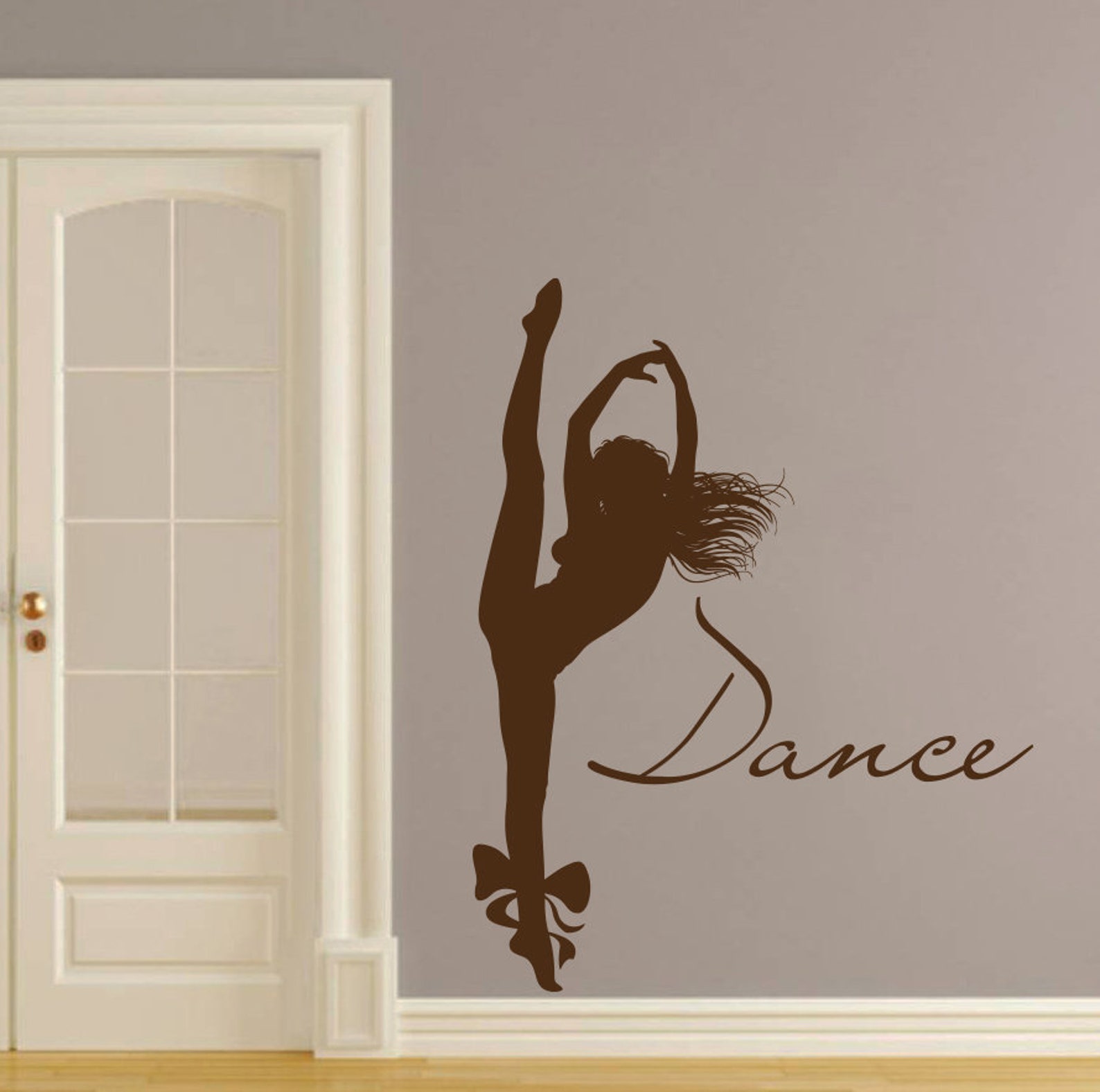 Dance Wall Decal Vinyl Sticker Decals Ballet Dancing Ballerina | Etsy