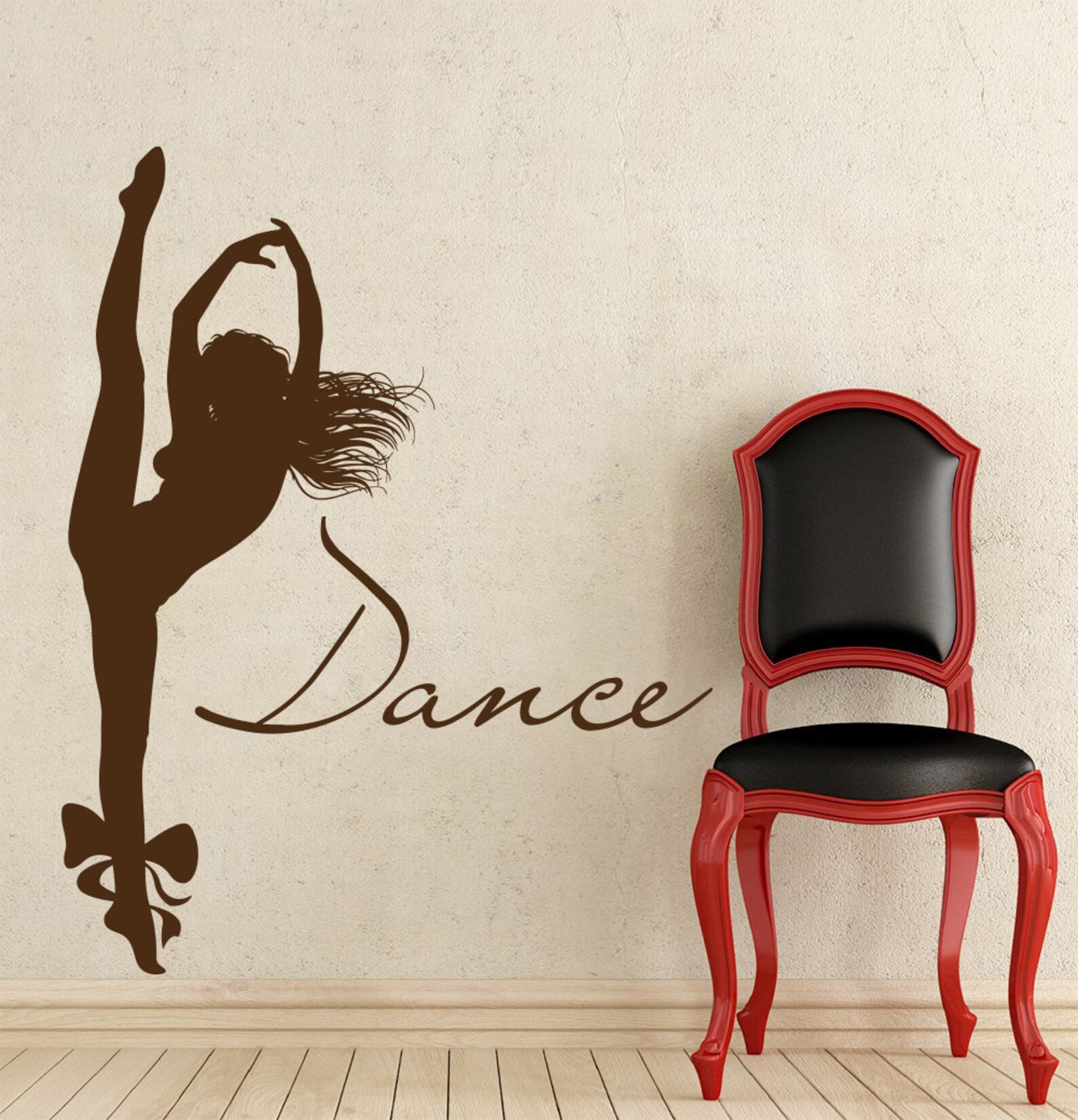 Dance Wall Decal Vinyl Sticker Decals Ballet Dancing Ballerina - Etsy