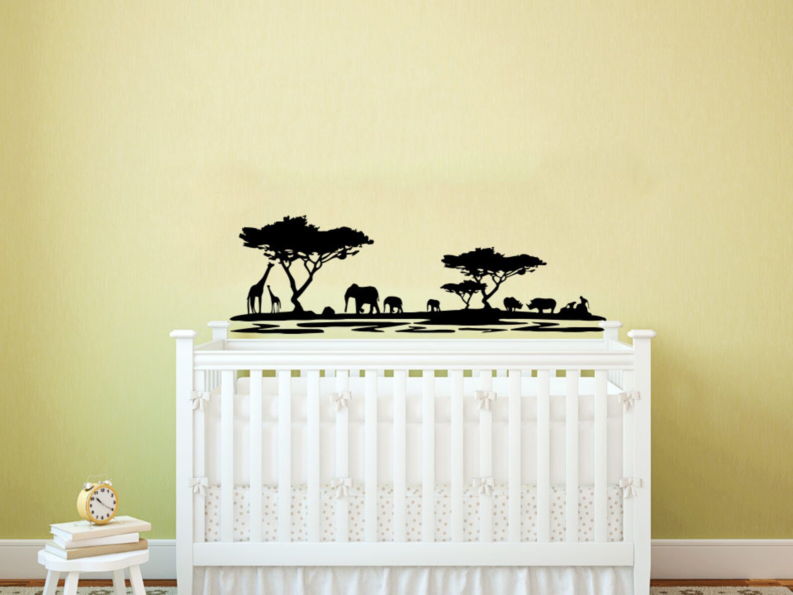 Safari Wall Decal Vinyl Stickers Decals Home Decor Animal Wall - Etsy