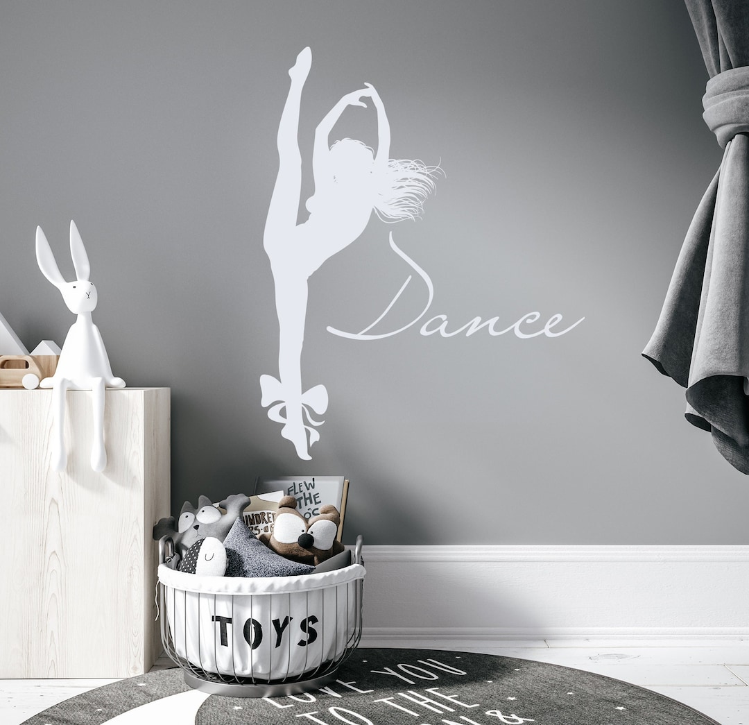 Dance Wall Decal Vinyl Sticker Decals Ballet Dancing Ballerina - Etsy