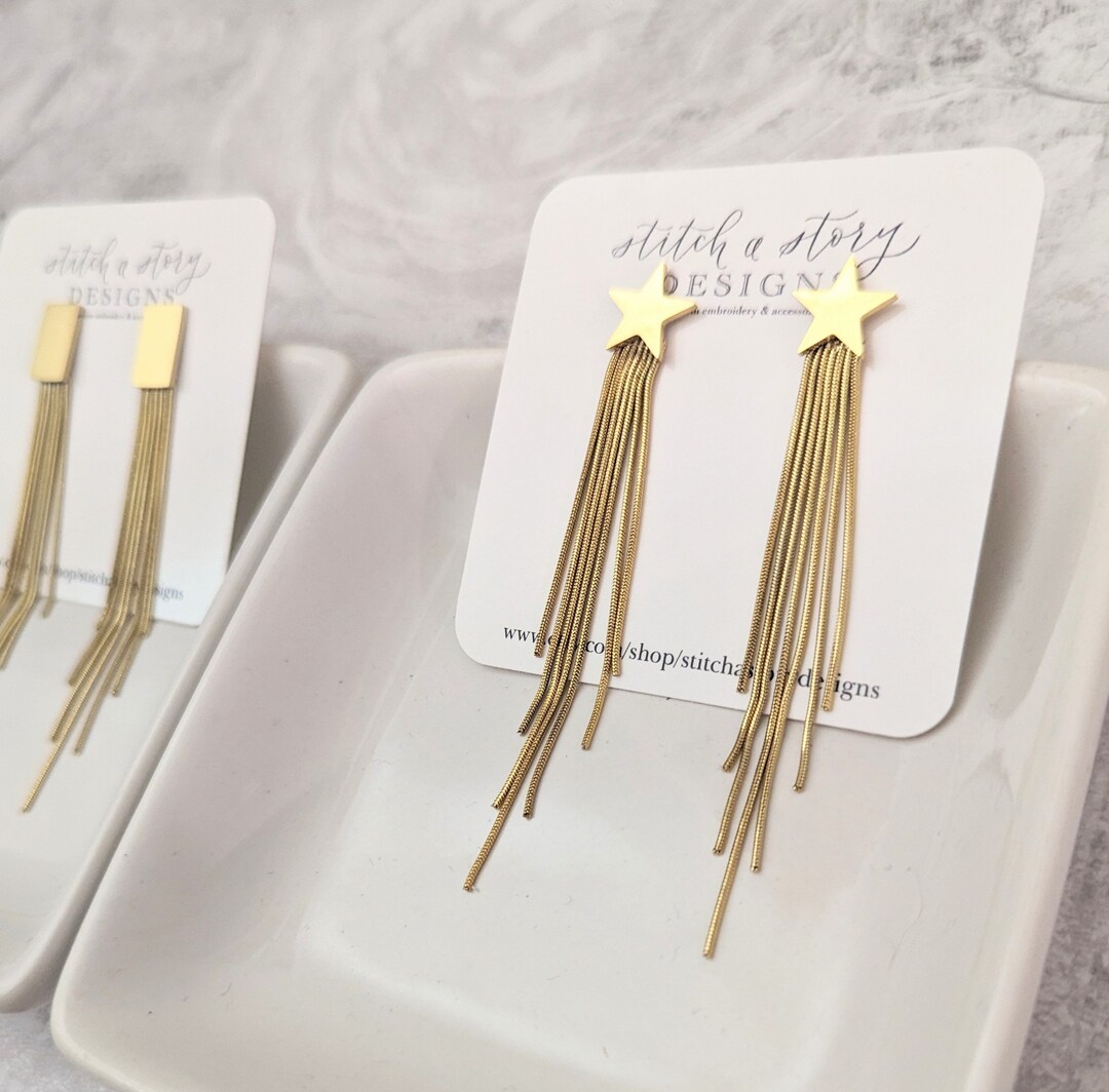 Gold Stainless Steel, Non-tarnish Strlar Fringe, Gold Stainless ...