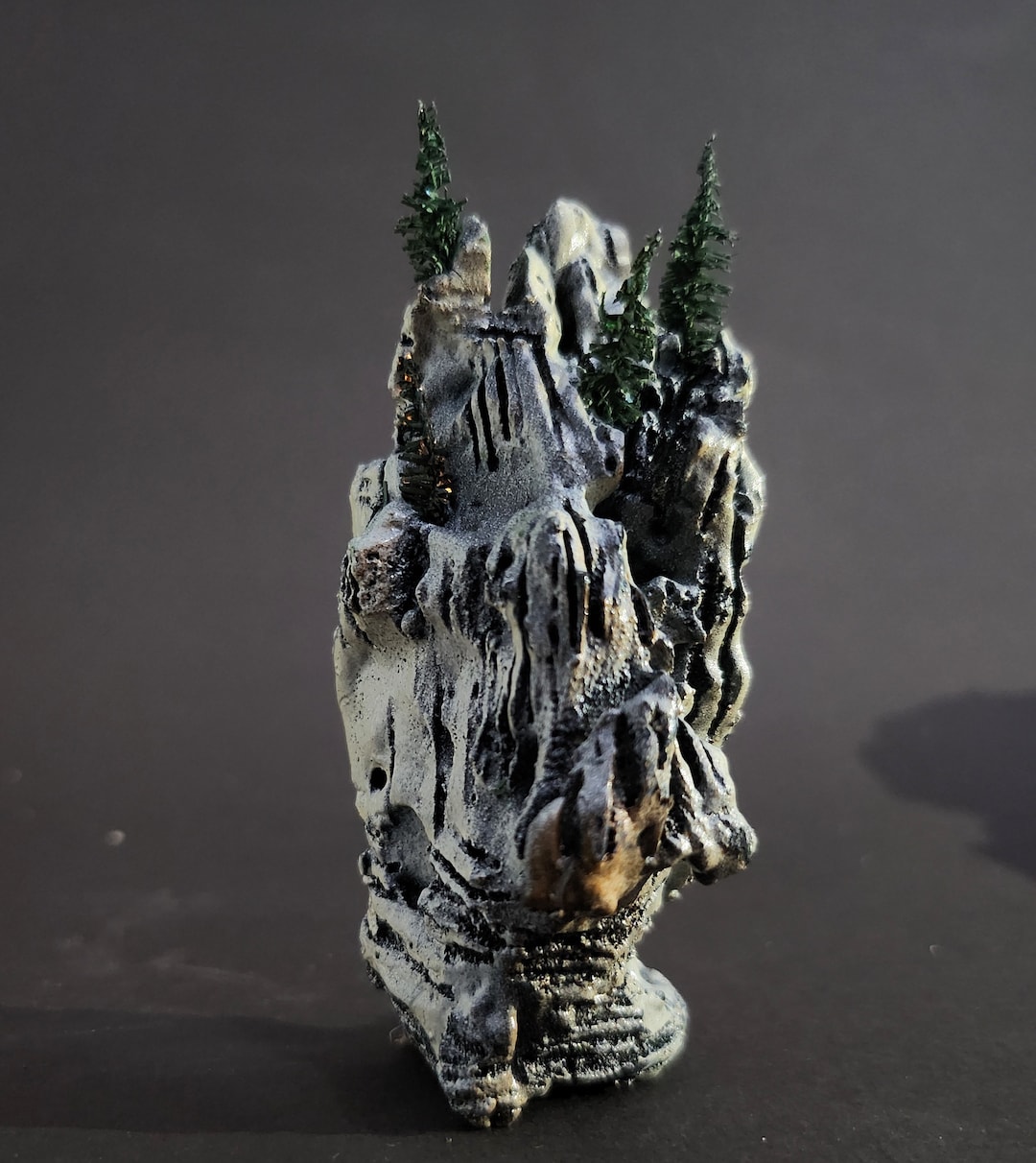 Realistic Diorama Miniature Cliff Rock Formation. Decorative. Perfect ...