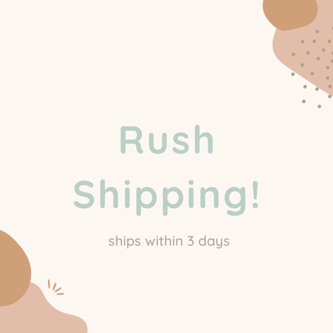 Rush Shipping - Etsy