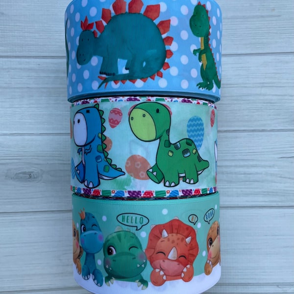 Dinosaur Ribbon - Etsy