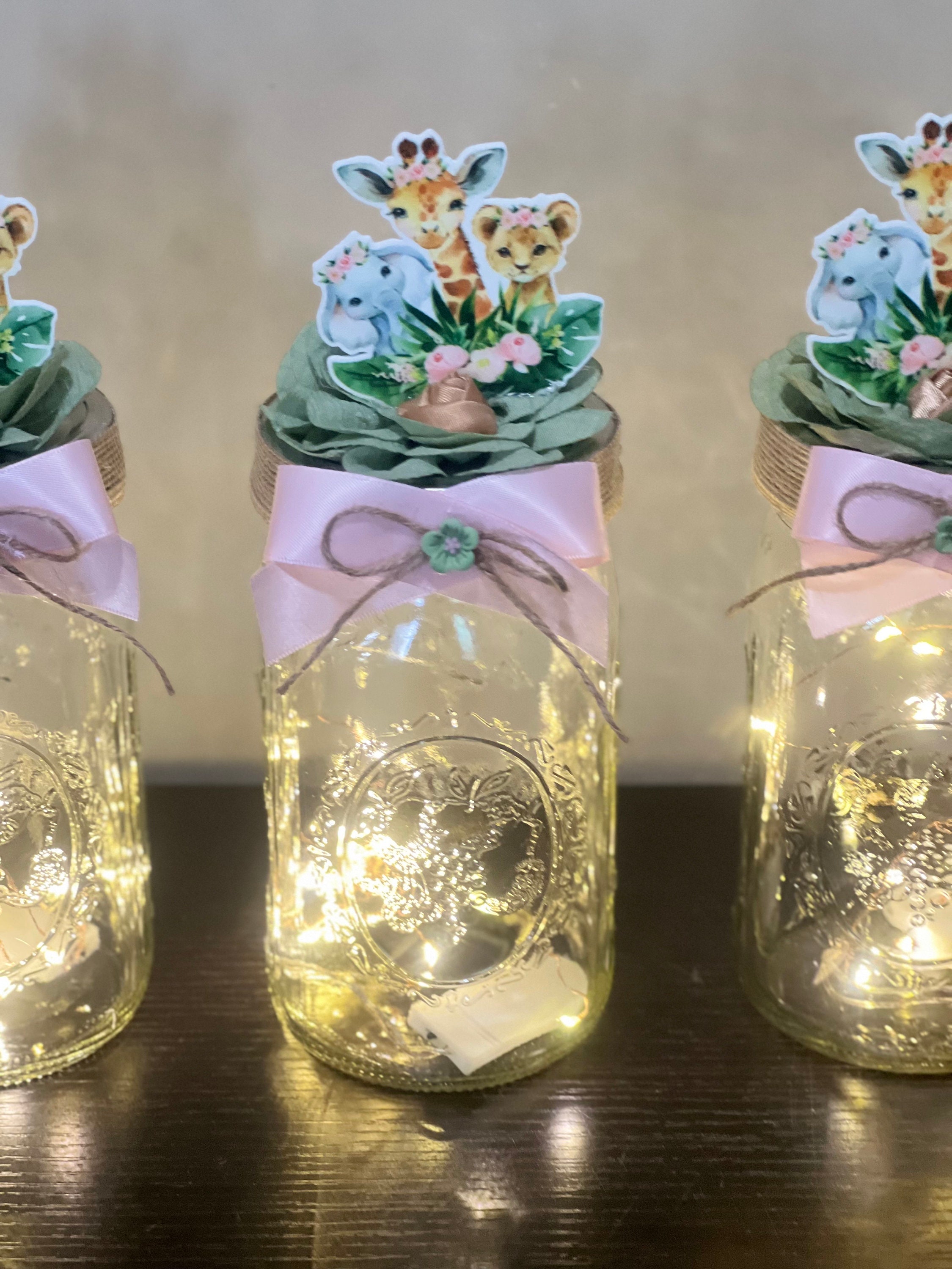 Tribal Baby Shower Mason Jar