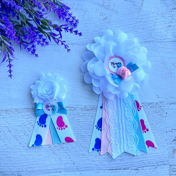 Gender Reveal Pins Etsy