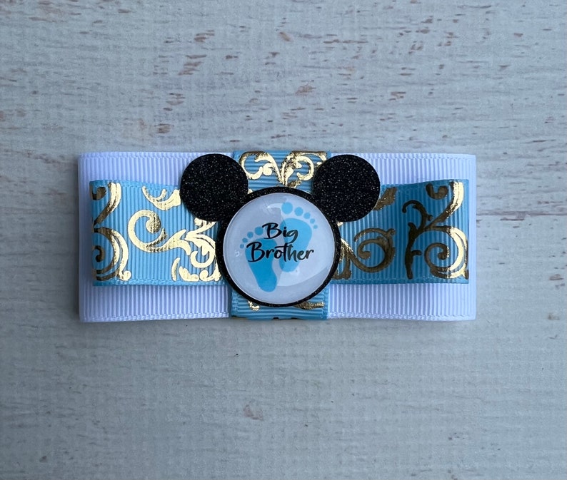 Mickey Mouse Maternity Sash Blue Mickey Mouse Baby Shower Sash - Etsy