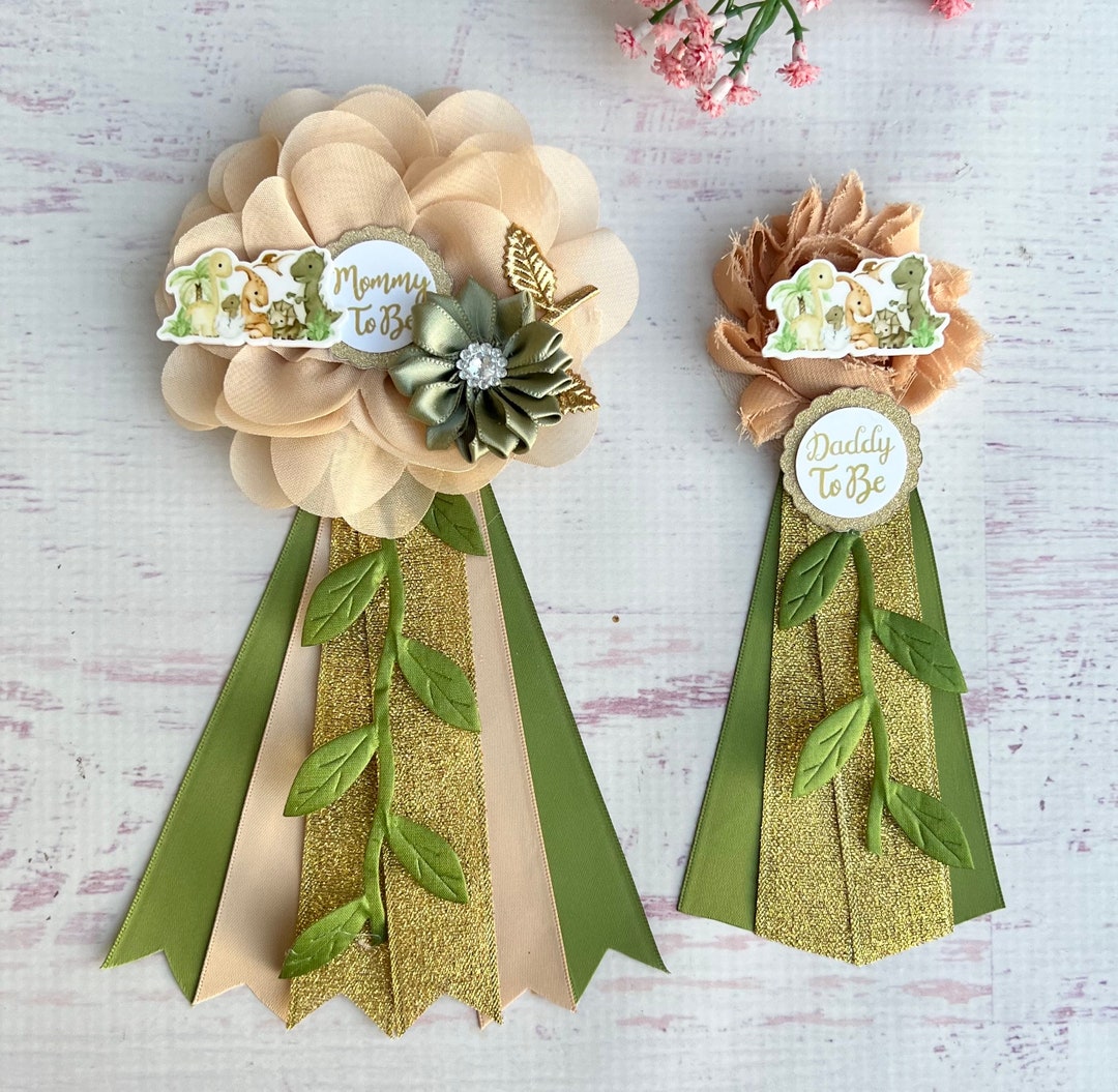 Dinosaur Baby Shower Corsage ,dinosaur Baby Shower Pin ,dinosaur Baby ...