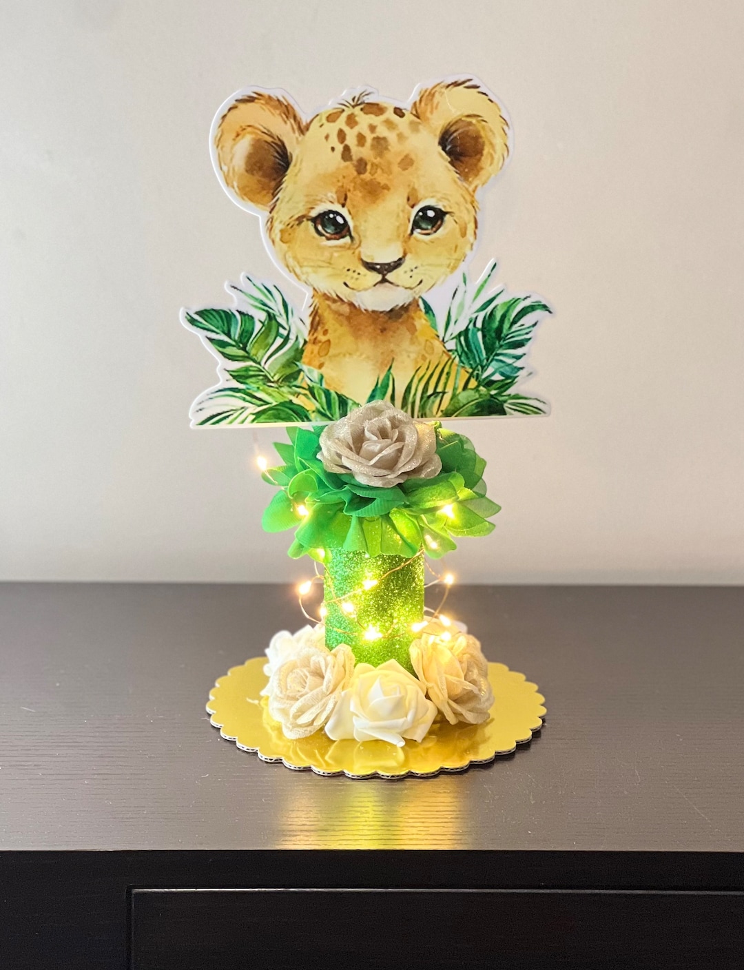 Safari Baby Shower Centerpiece Jungle Baby Shower Decoration Baby ...