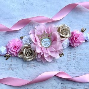 Princess Baby Shower Sash Girl ,princess Maternity Sash ,baby Shower ...