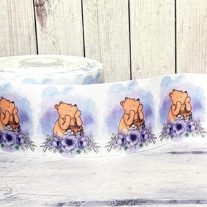7/8” or 1 1/2” or 3” Classic Winnie the Pooh Grosgrain Ribbon , Classic ...