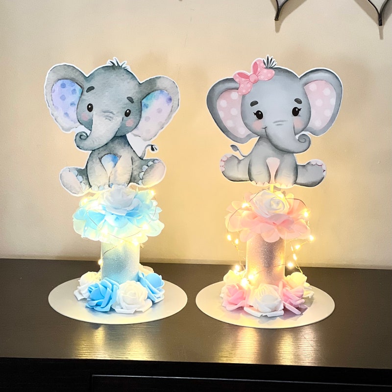Elephant Baby Shower Centerpiece - Etsy