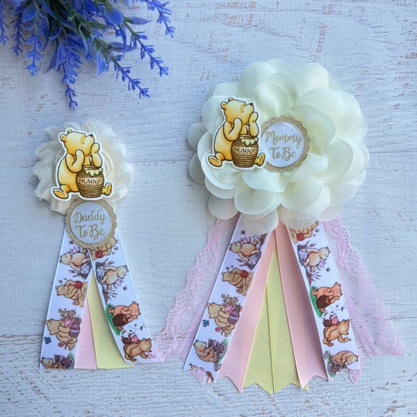 Winnie the Pooh Ribbon Girl - Etsy