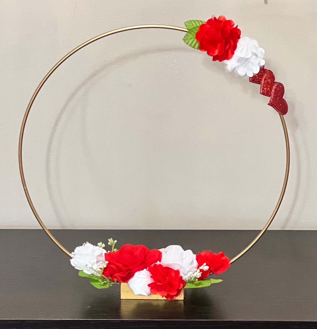 Valentine Hoop Centerpiece, Wedding Centerpieces ,baby Shower ...