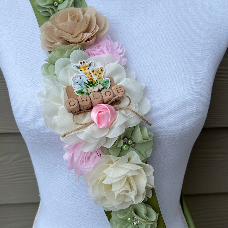 Baby Shower Sash Girl - Etsy
