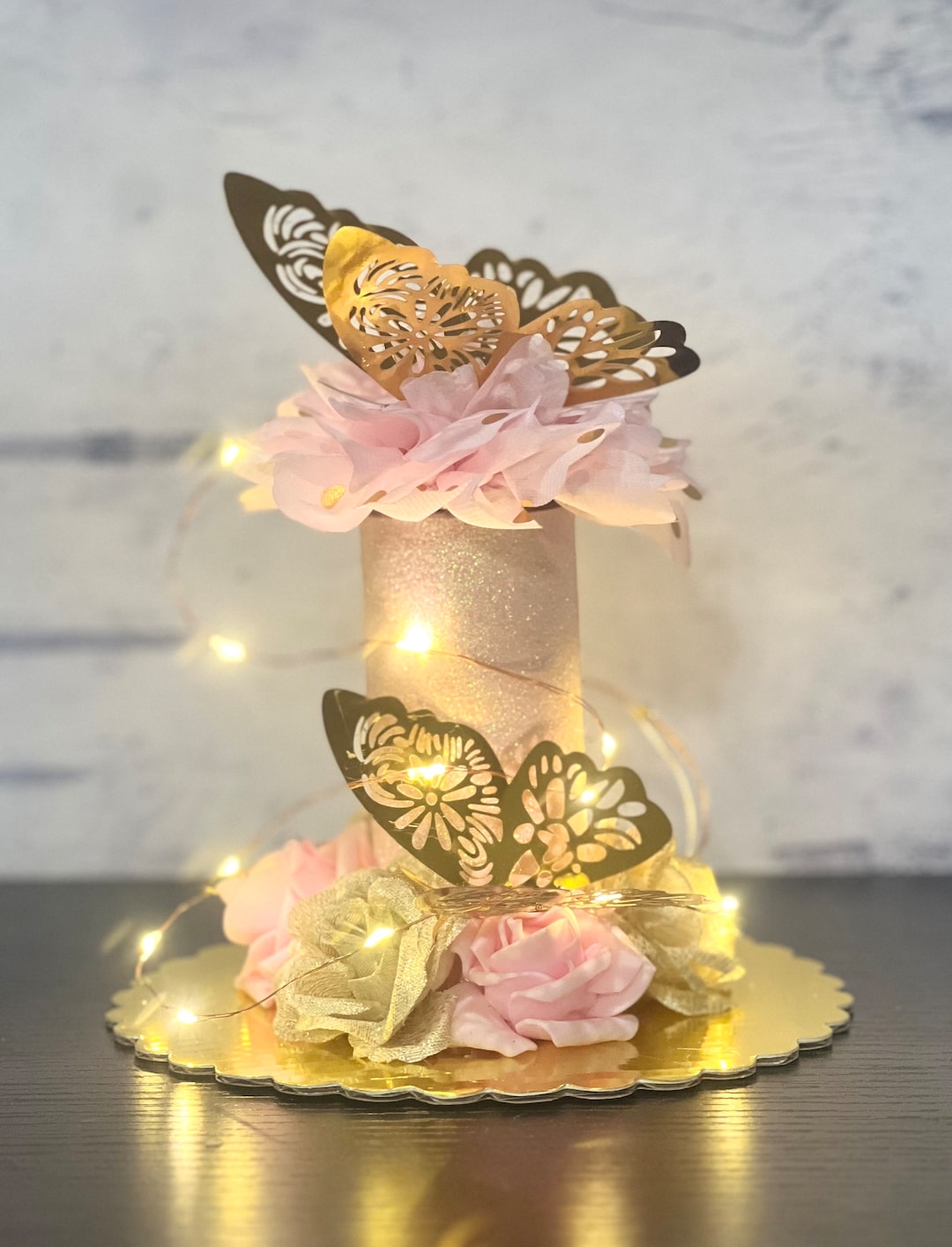 Butterfly Baby Shower Centerpiece Quinceanera Butterfly Table ...
