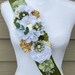 Greenery Shoulder Sash Baby Shower Sash Safari Maternity Sash Pregnancy ...