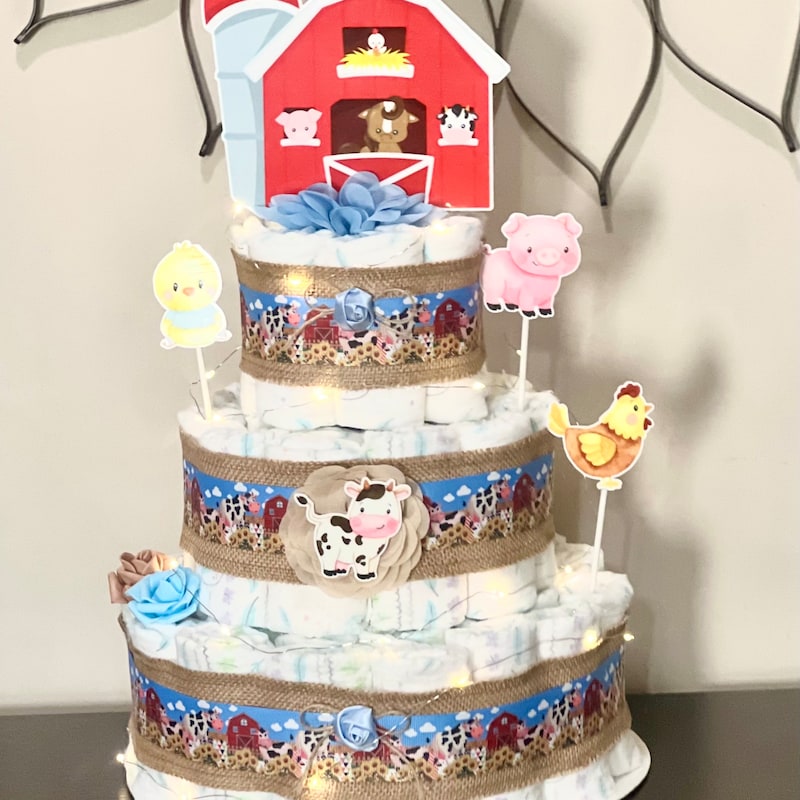 Farm Diaper Cakes - Etsy