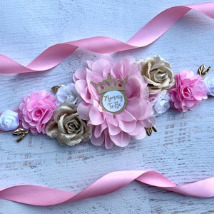 Princess Baby Shower Sash Girl ,princess Maternity Sash ,baby Shower ...