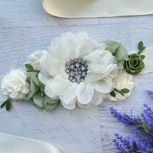 Flower Sash - Etsy