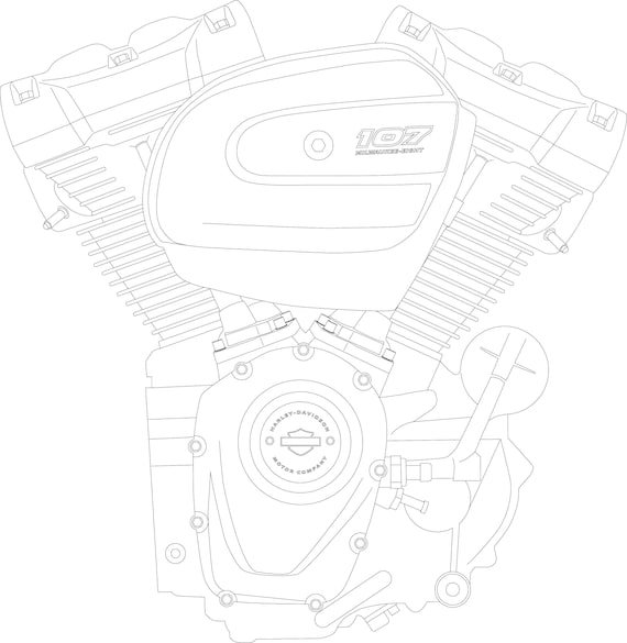 Harley Davidson Milwaukee 8 Vector Files - Etsy