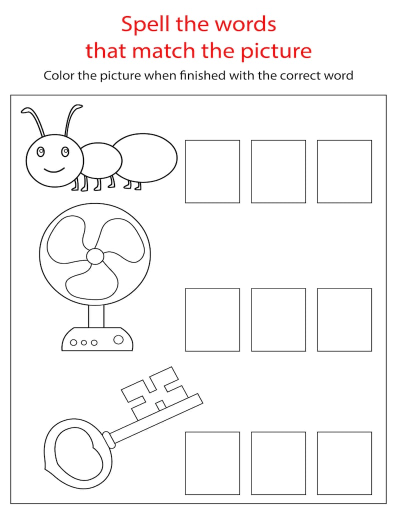 Grade 1 Alphabet and Coloring Work Book PDF Printable | Etsy